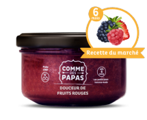 Petit Pot Bébé bio 6 mois - Douceur de fruits rouges